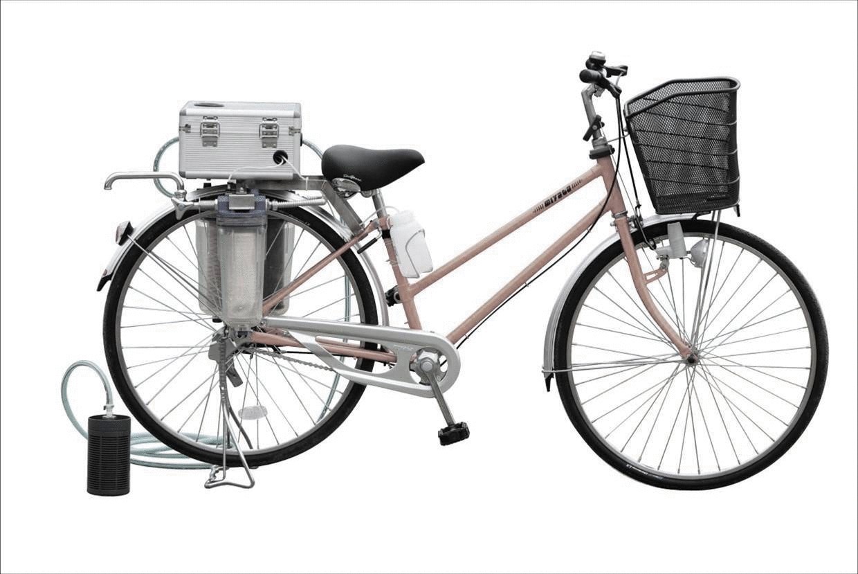 Cycloclean: крути педали и получай питьевую воду